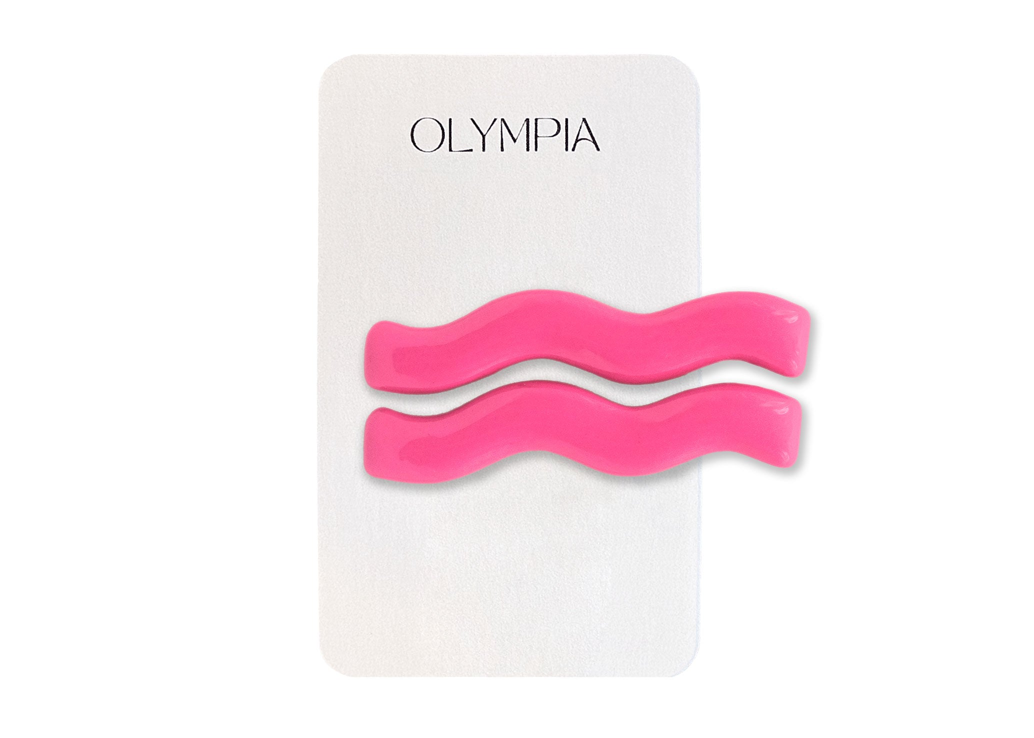 Zephyr alligator hair clips - Barbie Pink – Olympia